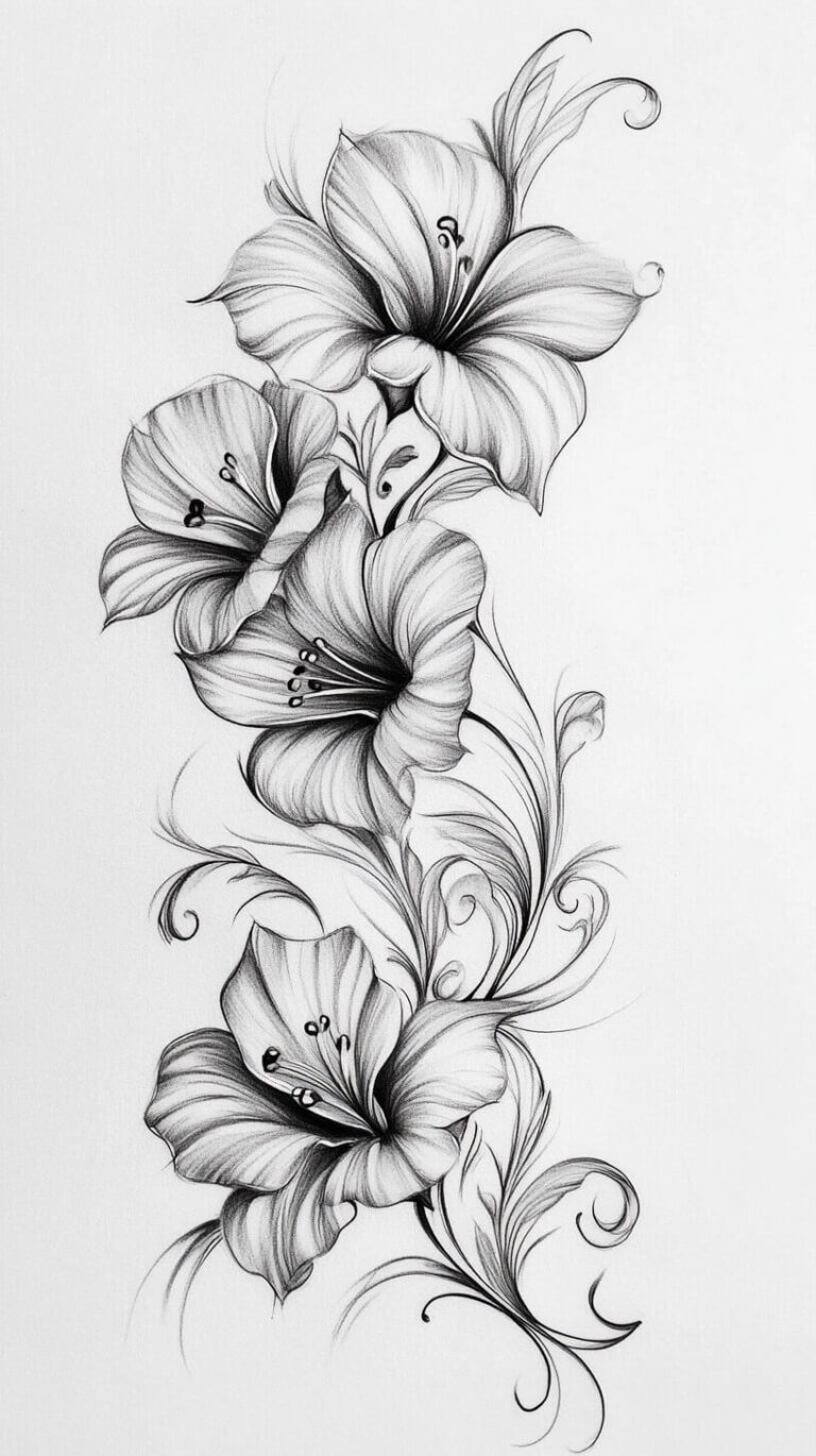 Flower Tattoo Drawings Ideas - Tattoo Build