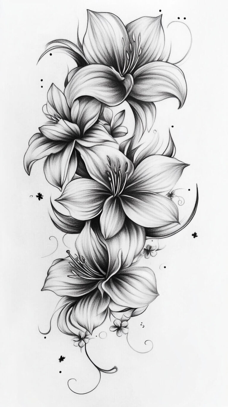 Flower Tattoo Drawings Ideas - Tattoo Build