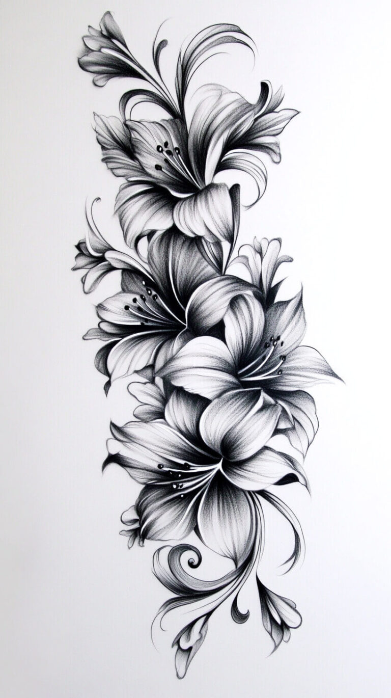 Flower Tattoo Drawings Ideas - Tattoo Build
