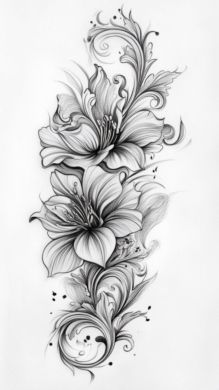 Flower Tattoo Drawings Ideas - Tattoo Build