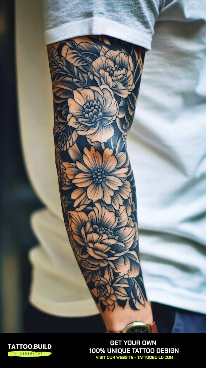 Men's Lower Arm Sleeve: A Journey Through Art and Style - Tattoo Build