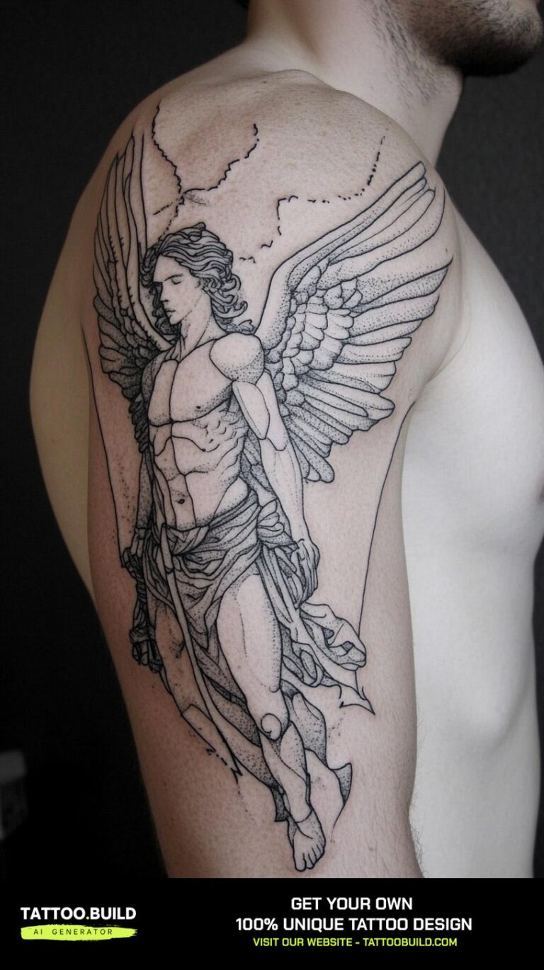 30+ Angel Tattoo Ideas for Men - Tattoo Build
