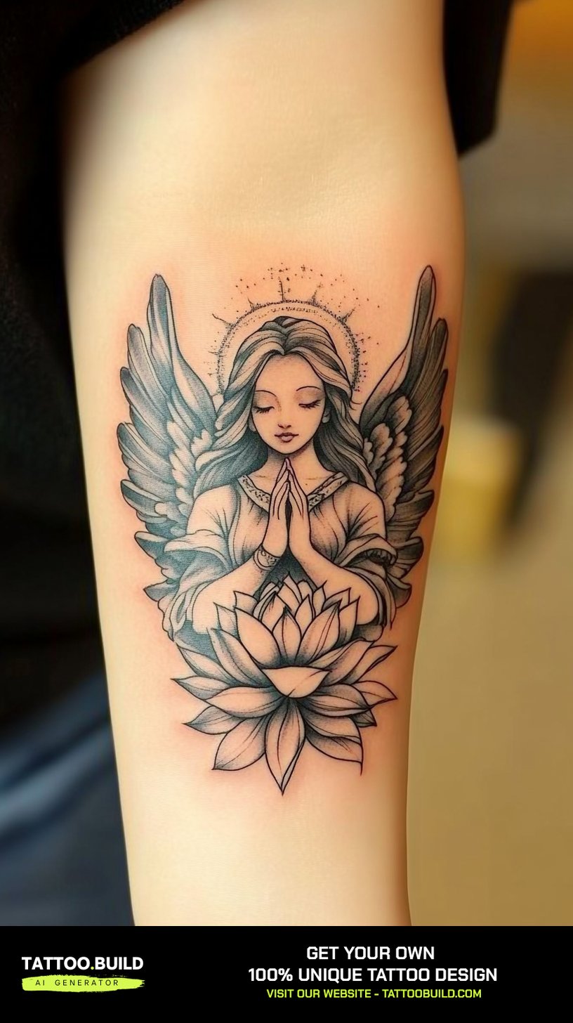 30+ Angel Tattoos for Women - Tattoo Build