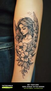30+ Angel Tattoos for Women - Tattoo Build
