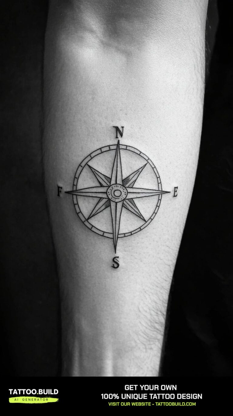 30+ Compass Forearm Tattoo for Guys - Tattoo Build