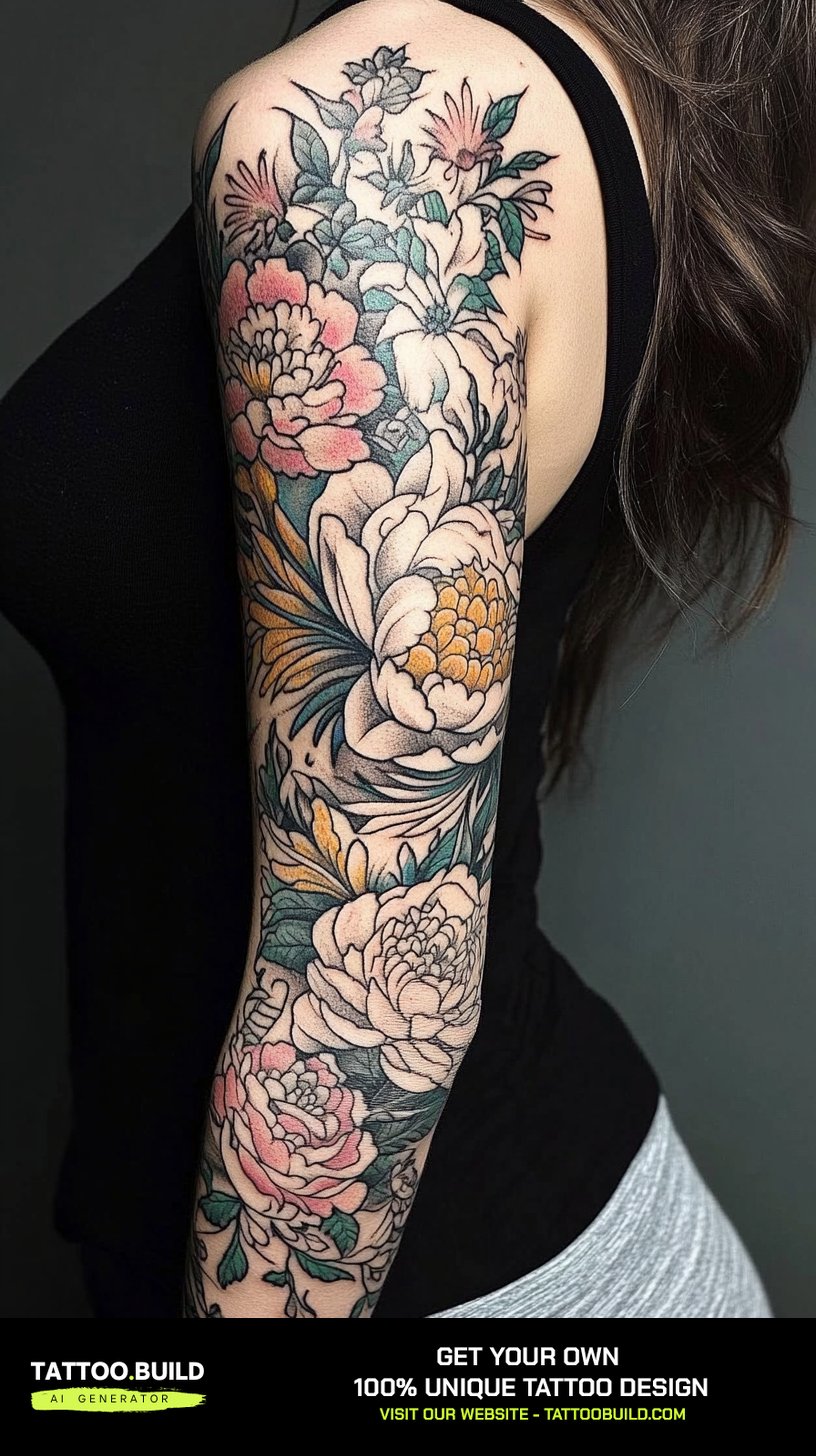30+ Coolest Sleeve Tattoos for Women - Tattoo Build