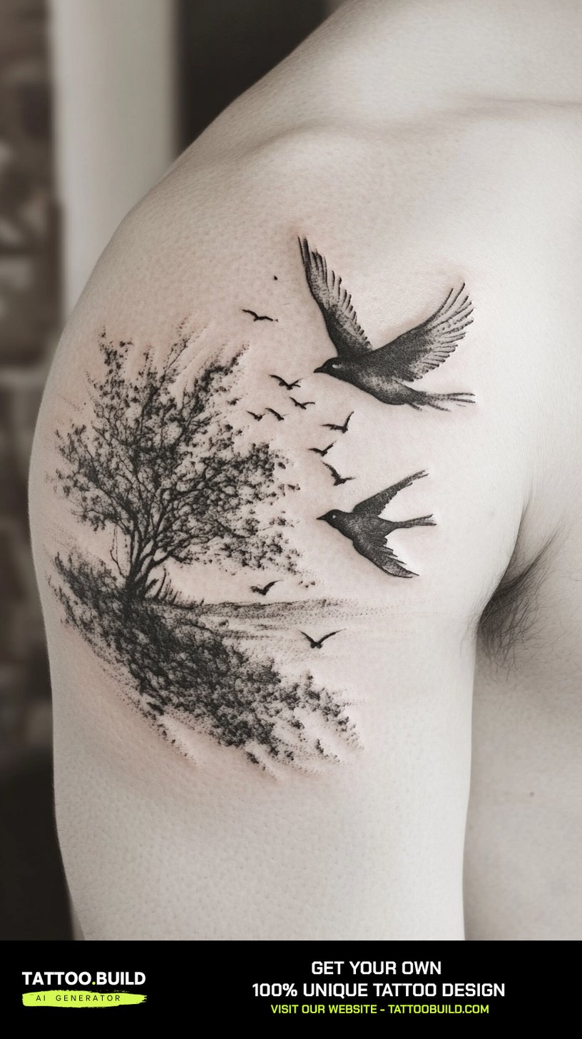 30+ Nature Tattoos for Men - Tattoo Build