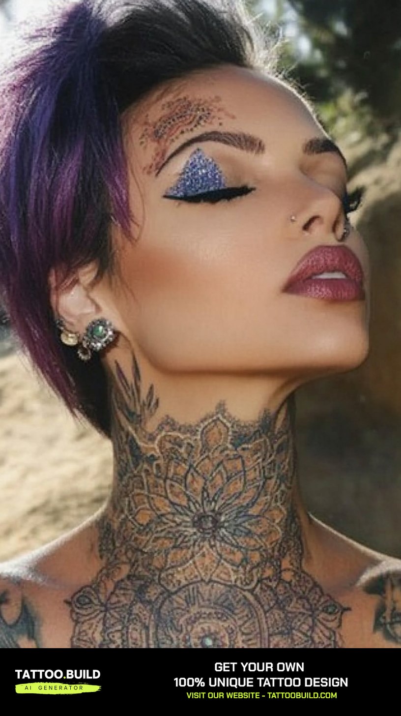 30+ Neck Tattoos for Women - Tattoo Build