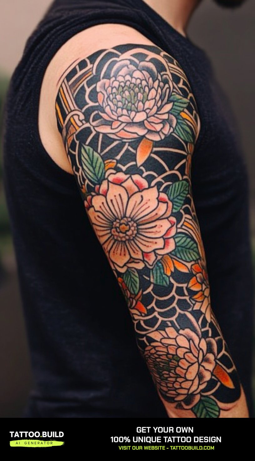 Masculine Flower Tattoos - Tattoo Build